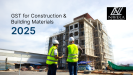 GST for Construction & Building Materials - Latest 2025 Rates